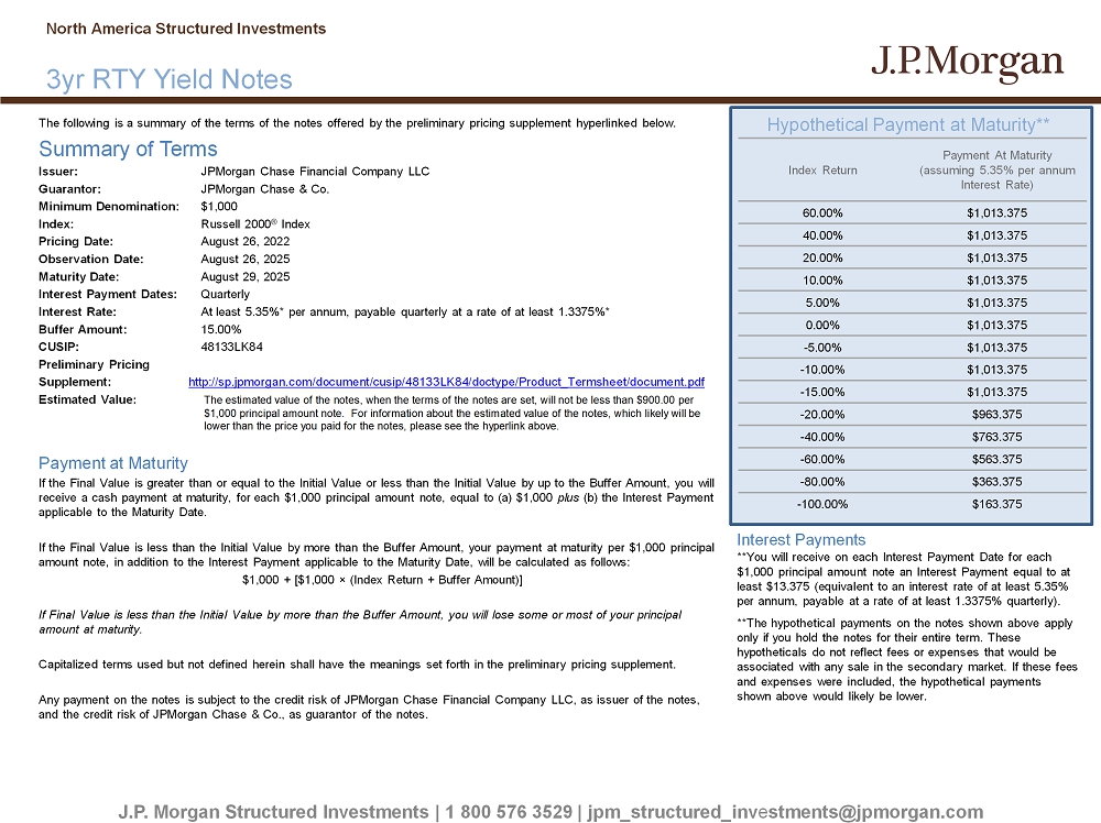 SEC Filing | JPMorgan Chase & Co.