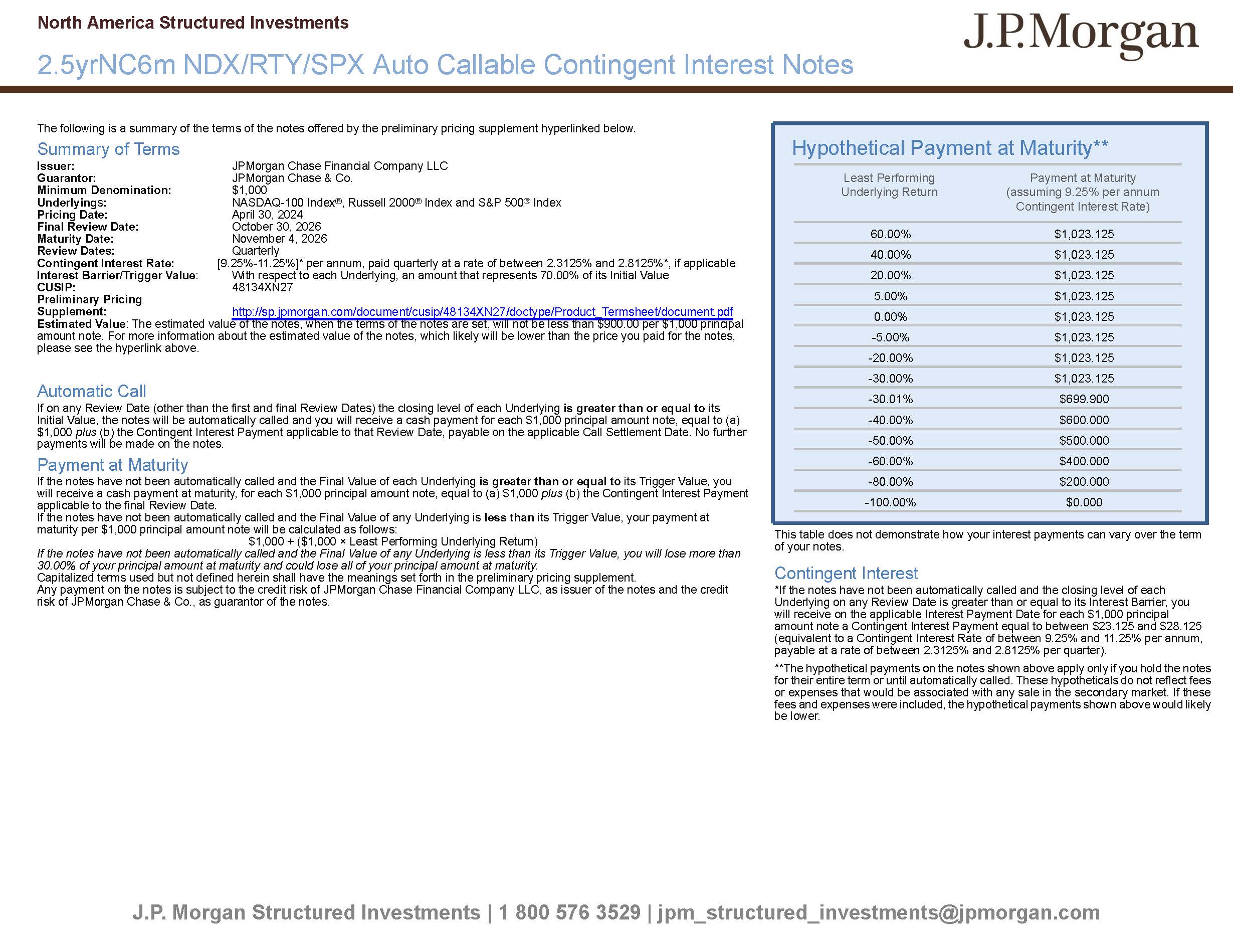 SEC Filing | JPMorgan Chase & Co.